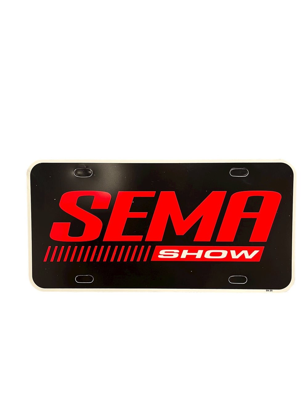 SEMA Show Logo Plastic License Plate – SEMAGEAR